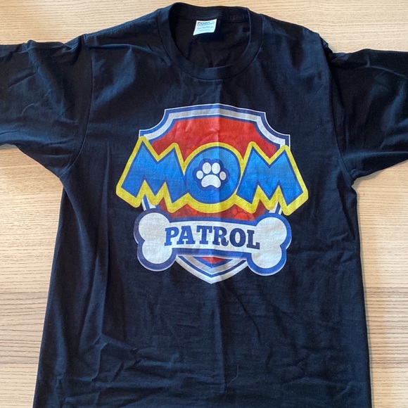 Tops | Euc Mom Patrol Paw Patrol Shirt | Poshmark